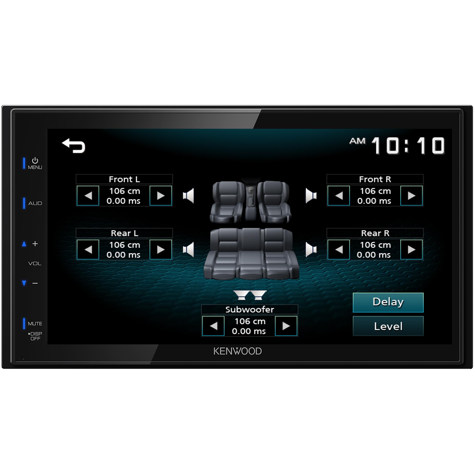 Snapklik.com : KENWOOD DMX115BT Double Din Car Stereo (45W X 4-Ch), 6.8 ...
