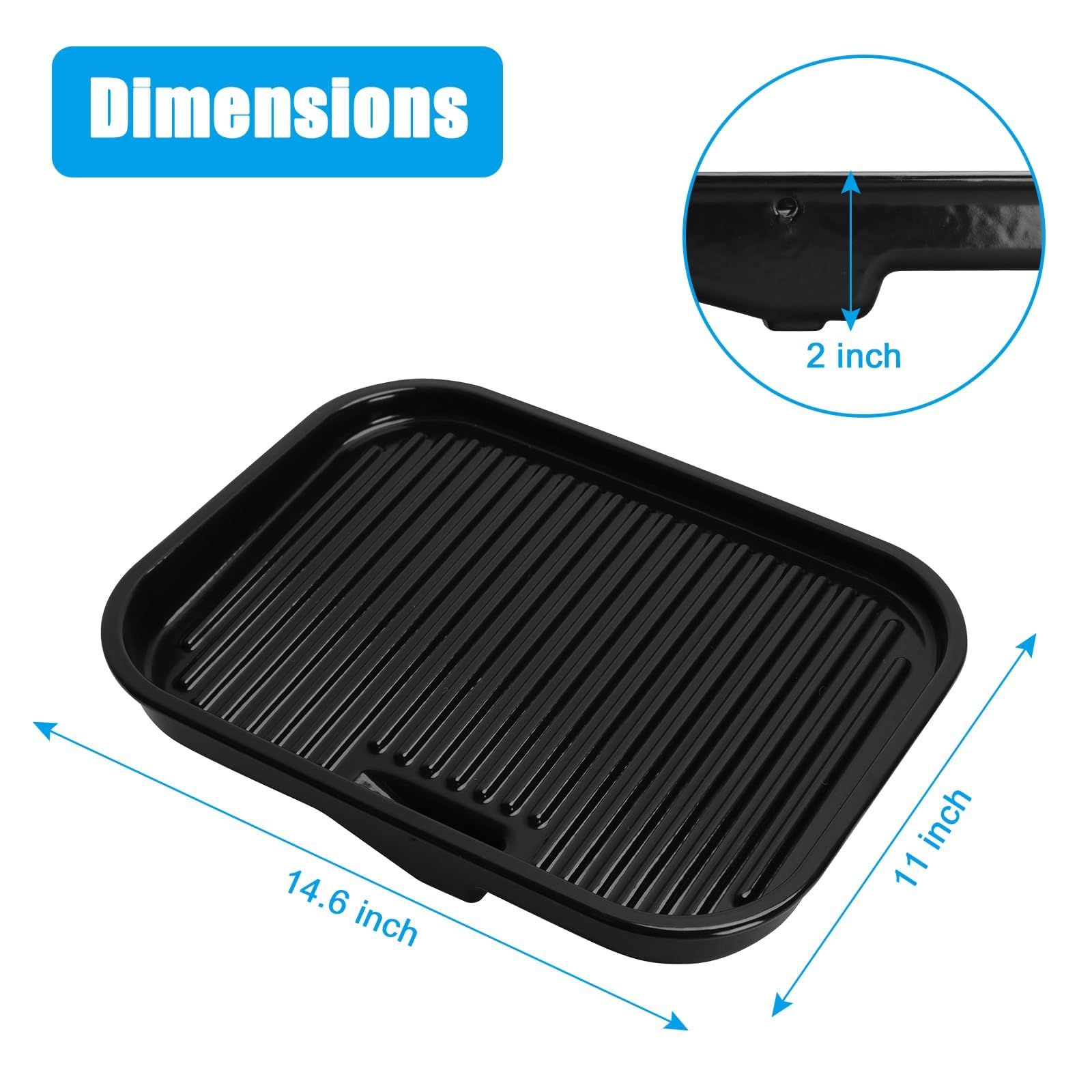 Ninja Woodfire Grill BBQ-PLUS Flat Top Grill Griddle For Ninja Woodfire ...