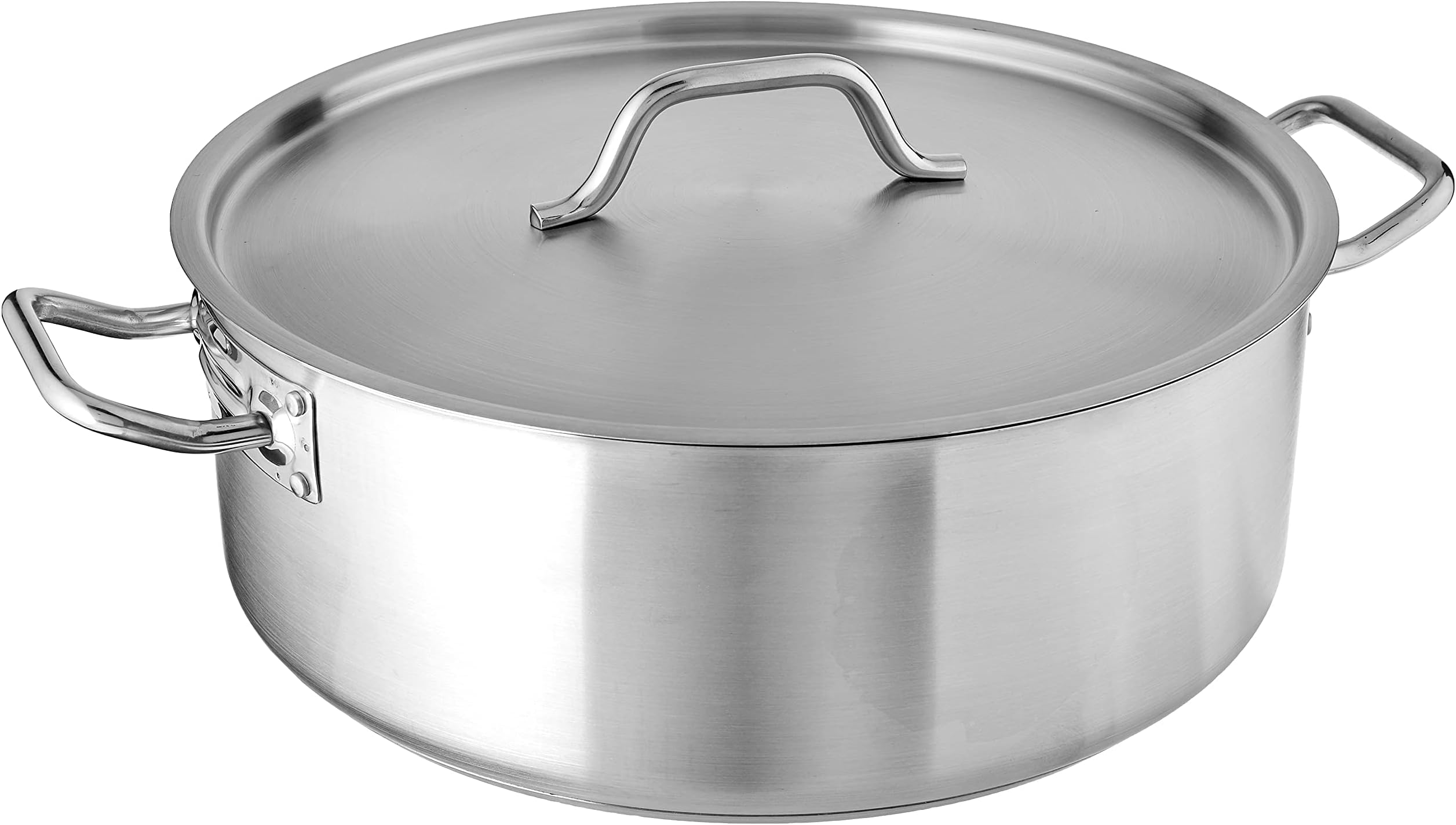 Amazon.com: Winware Stainless Steel Winco SSLB-20 20 qt Braising Pot ...