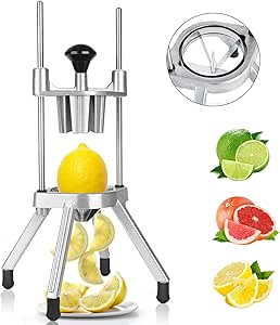 Amazon.com: DEPFALL Commercial Lemon Cutter Easy Wedger, Stainless ...