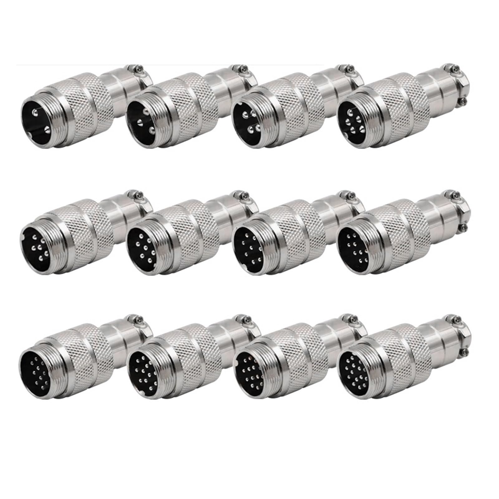 GX20 series aviation circular connector: male and female machine flange ...