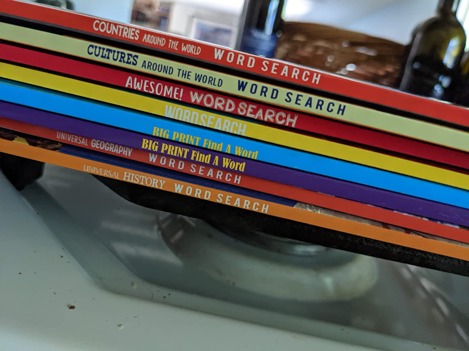 8 Large Print Word Search Books for Adults, Seniors - Set of 8 Jumbo ...