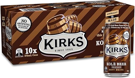 Kirks Kole Beer Soft Drink Multipack Cans 10 x 375mL : Amazon.com.au ...