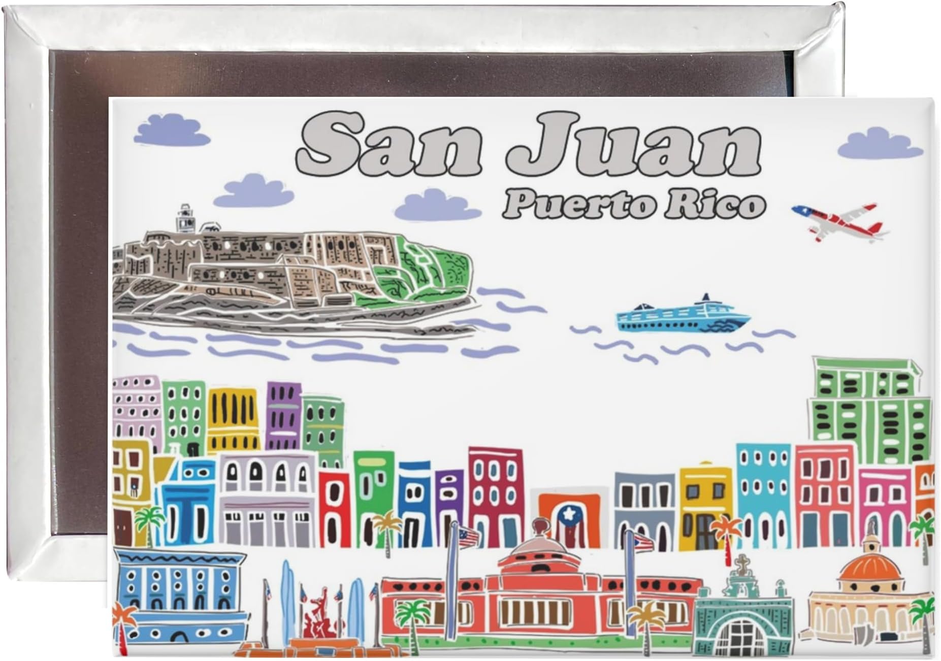 Amazon.com - Magnet Old San Juan Puerto Rico United States Caribbean ...