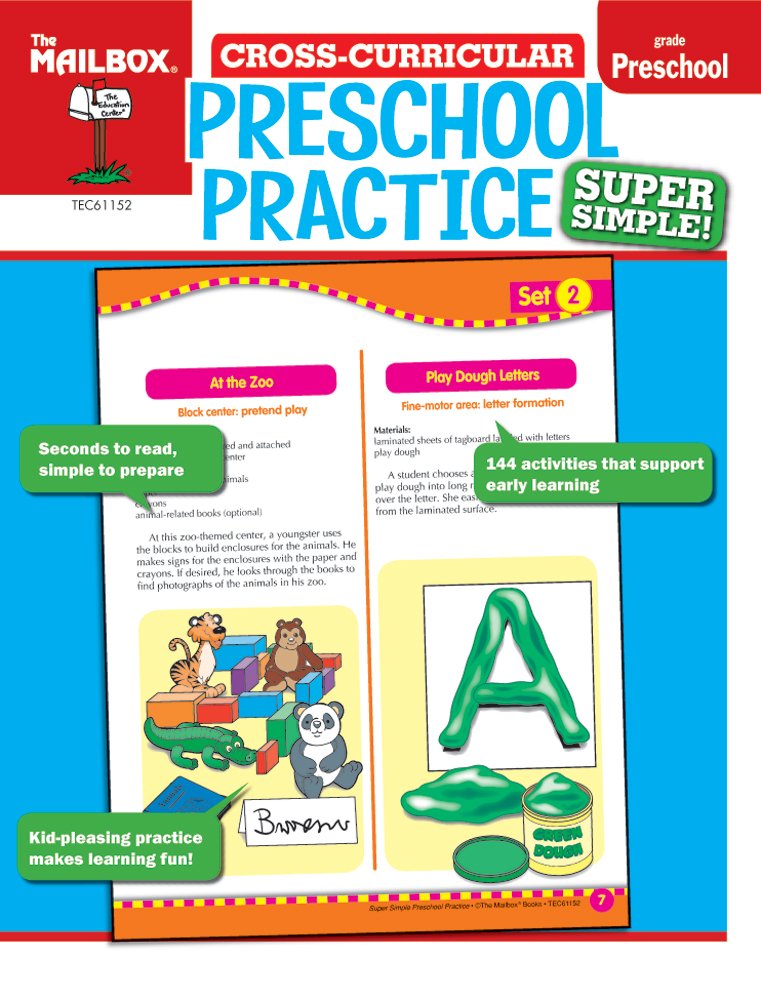 Super Simple Preschool Practice: The Mailbox Books Staff: 9781562348434 ...