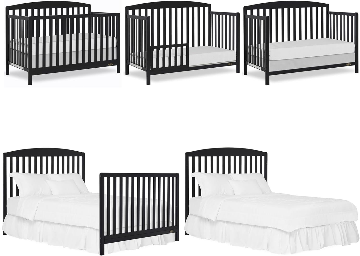 JPMA & Greenguard Gold Odelle – Cuna convertible 5 en 1 certificada en ...