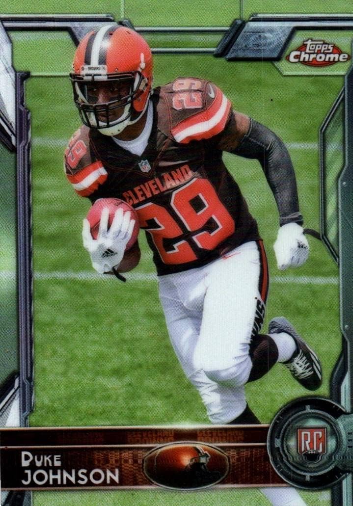 Amazon.com: Duke Johnson Rookie Card Chrome Collectible Football Card ...