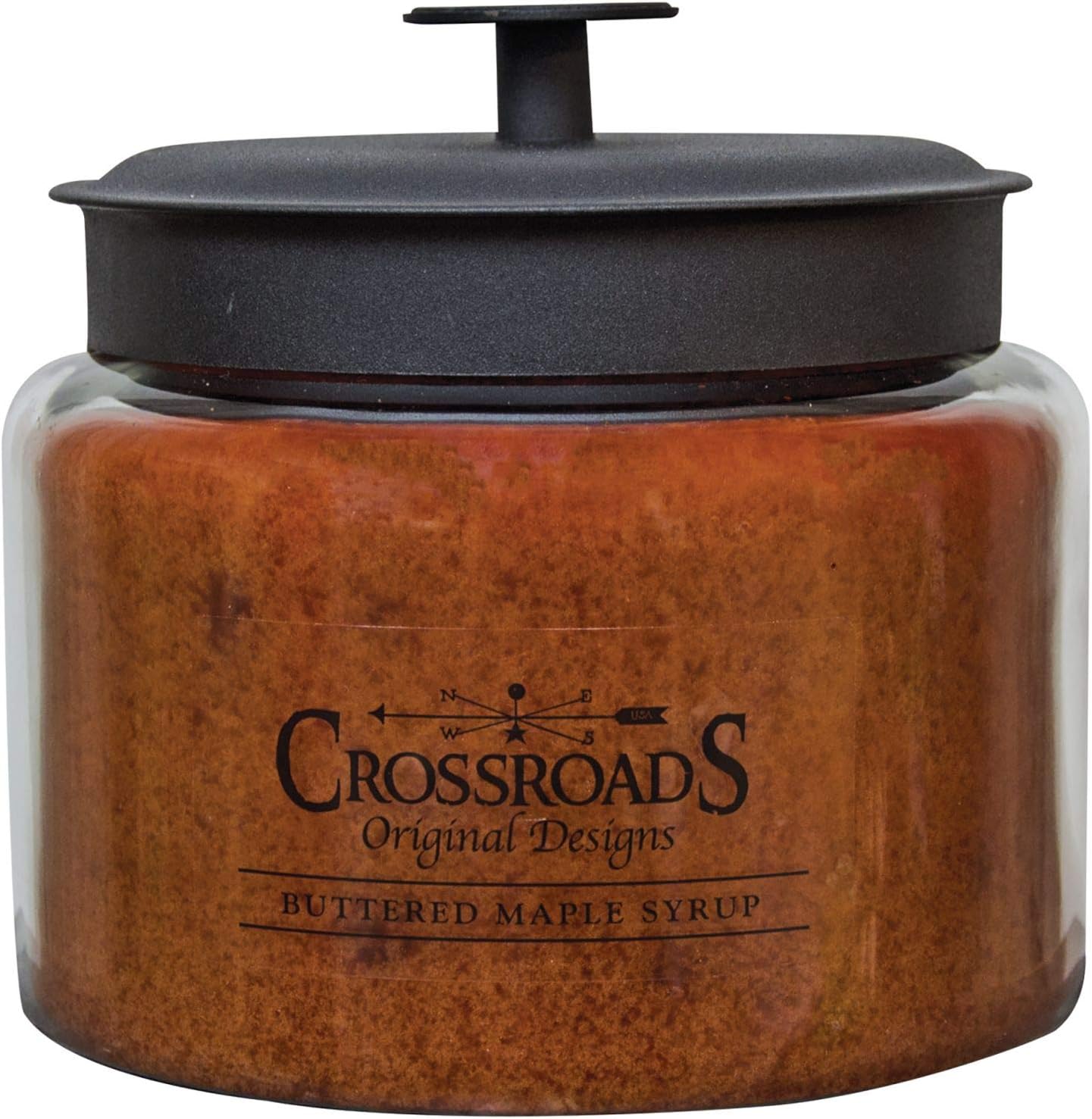 Amazon.com: Crossroads Buttered Maple Syrup® Scented 4-Wick Candle, 64 ...