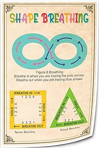 Amazon.com: Yelowcaq Positive Mental Health Mindfulness Breathing ...