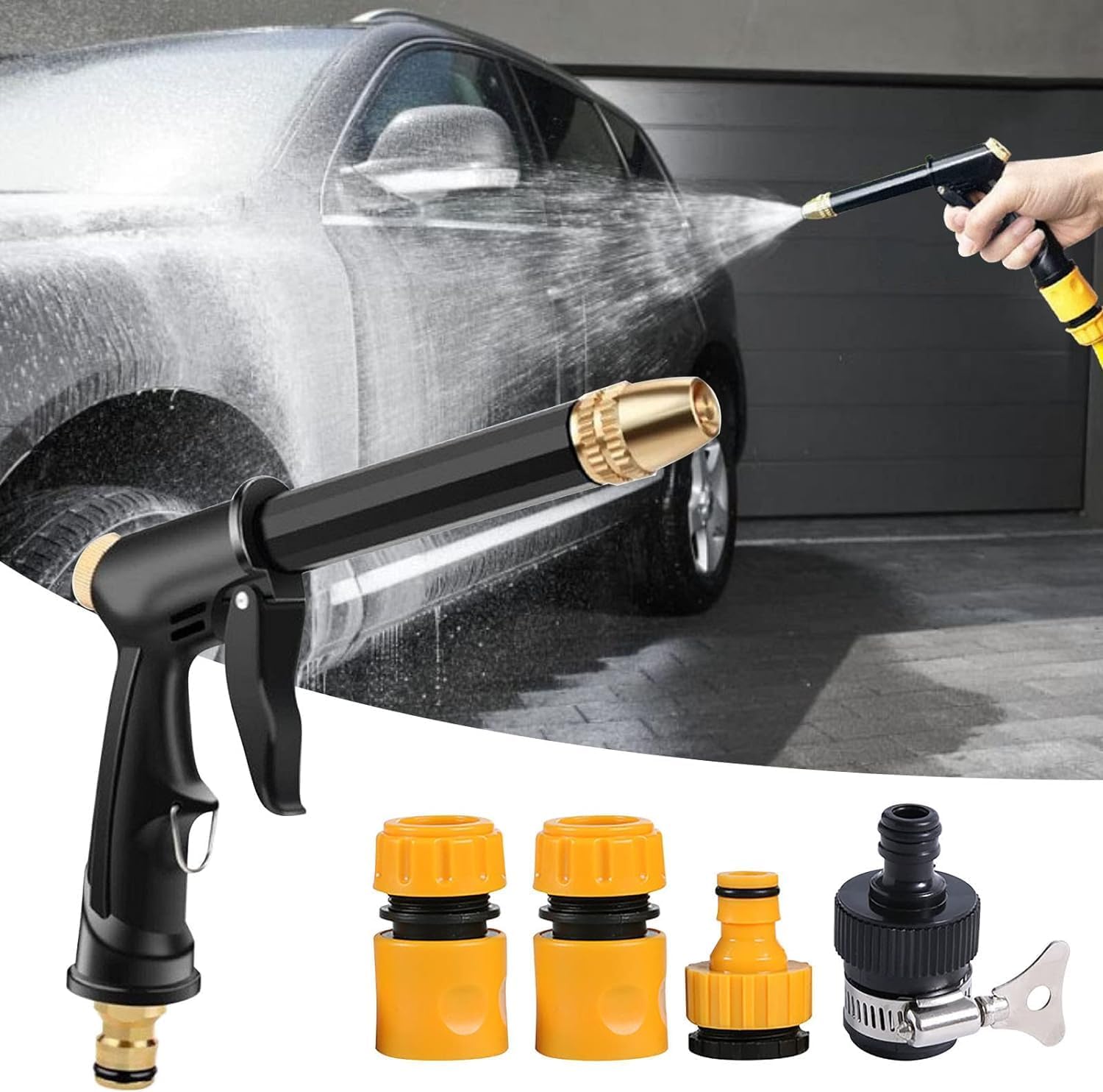 Amazon.com: Multi-Purpose High Pressure Water Spray, Car Washing Garden ...
