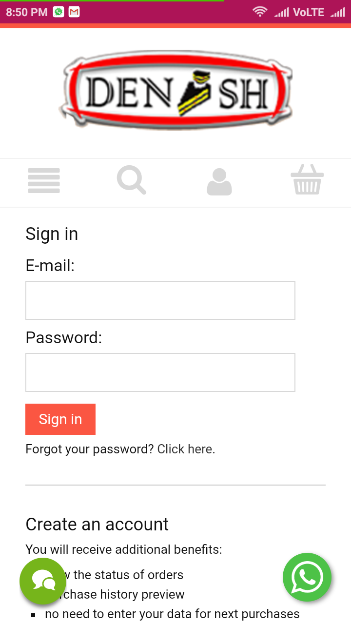 Denish the cake shop - App on Amazon Appstore