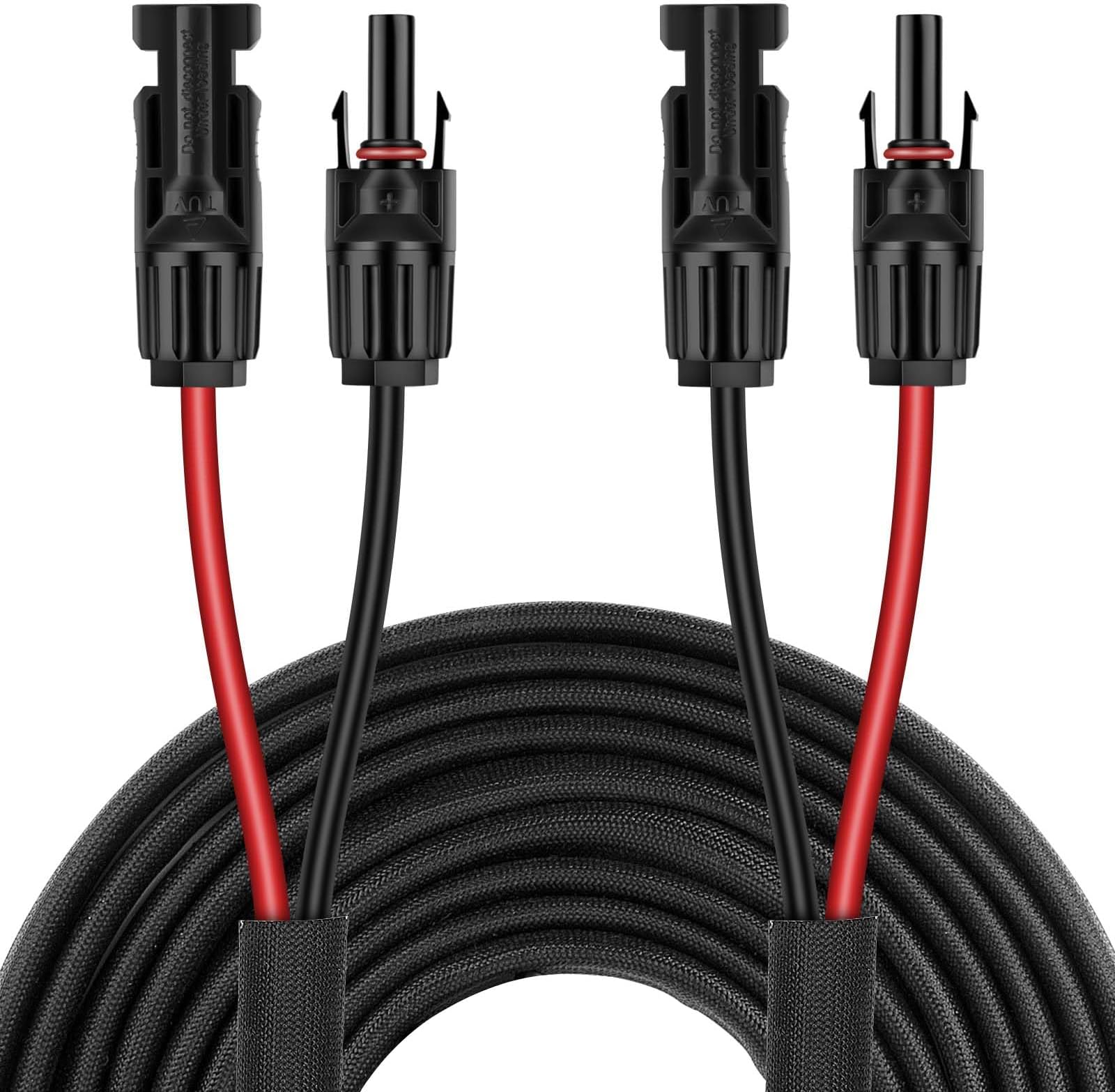 Amazon.com: Geosiry 50FT 10AWG Solar Panel Extension Cable, Solar ...