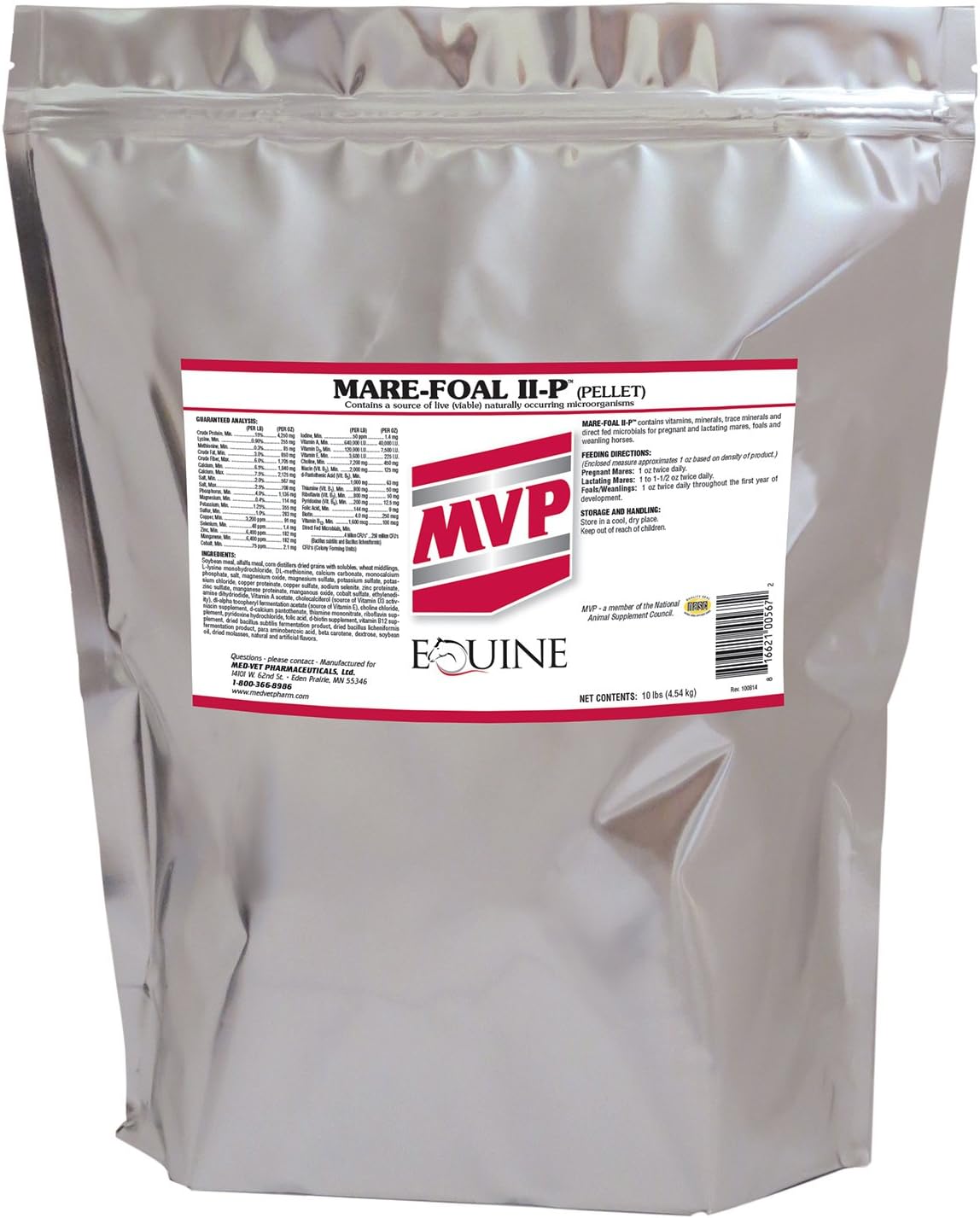 Amazon.com : Mare Foal II-P (10lb) Balanced Multi Vitamin/Mineral ...