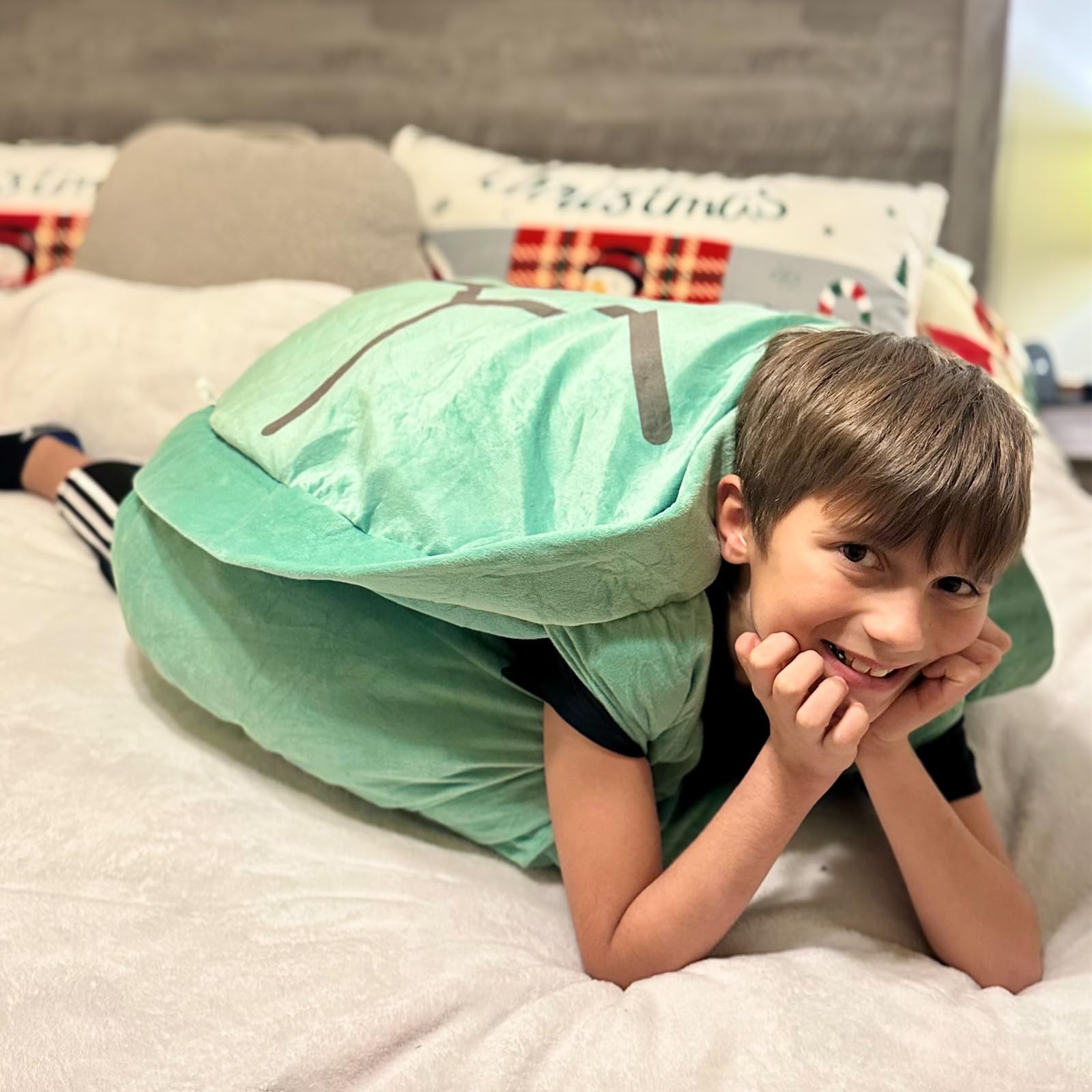 BENINY 40 inch Wearable Turtle Shell Pillow, Giant Stuffed Turtle Shell ...