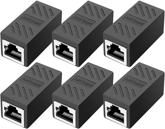 RJ45 Coupler，Ethernet Coupler, in Line Coupler for Cat7/Cat6/Cat5e/Cat5 ...