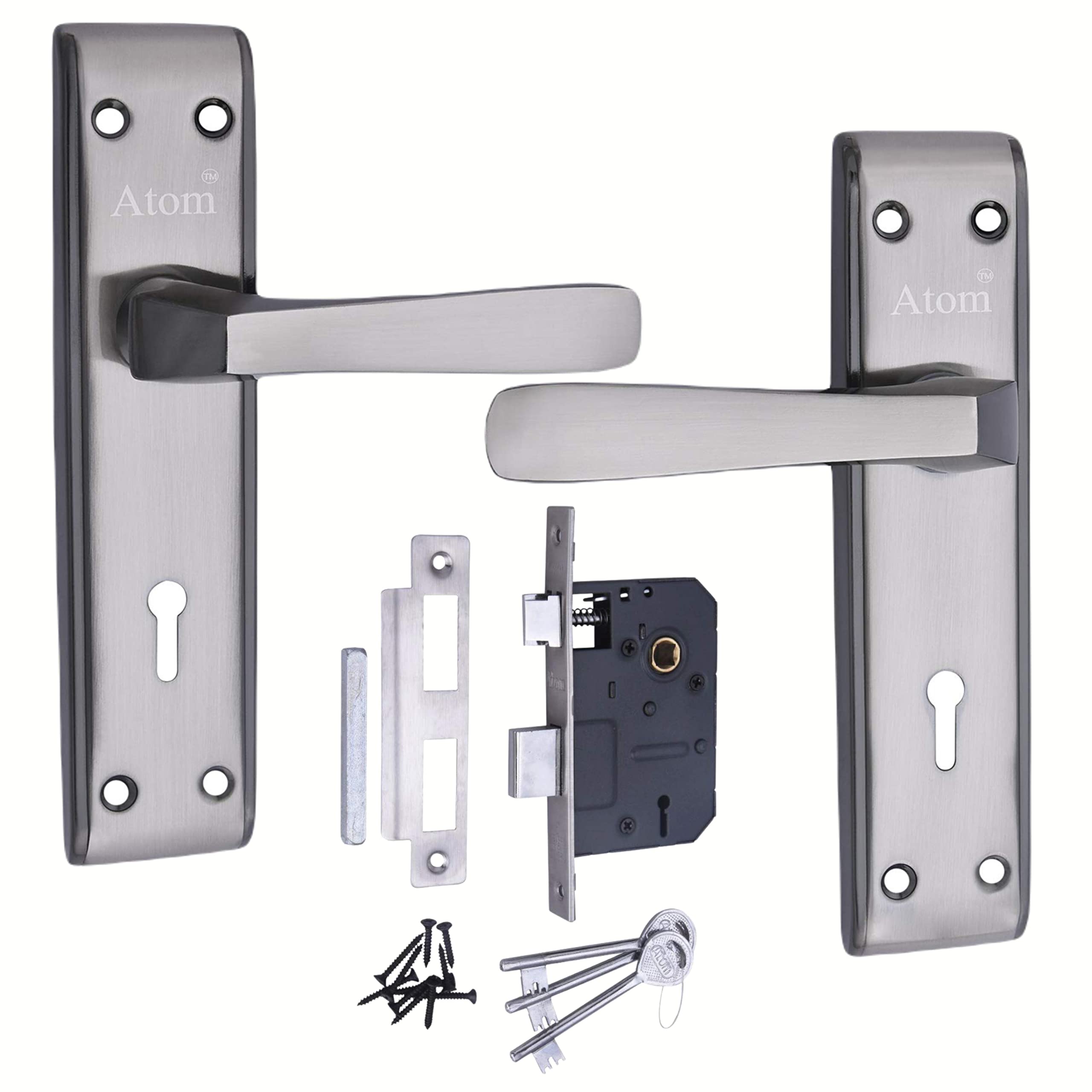 Atom 7 inches Heavy Duty Mortise Door Lock for Bedroom, Living Room ...