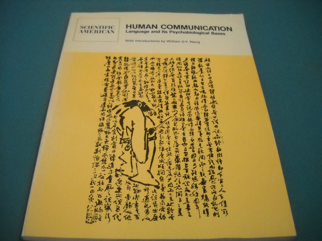 Human communication: Language and its psychobiological bases : readings ...