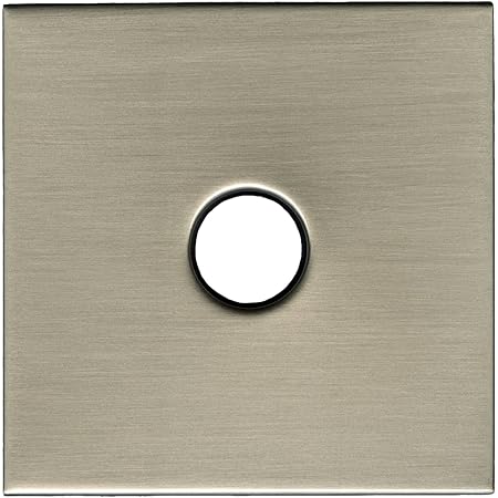 Moen 147572BN Acc-Core Modern Square Shower Arm Flange, Brushed Nickel ...
