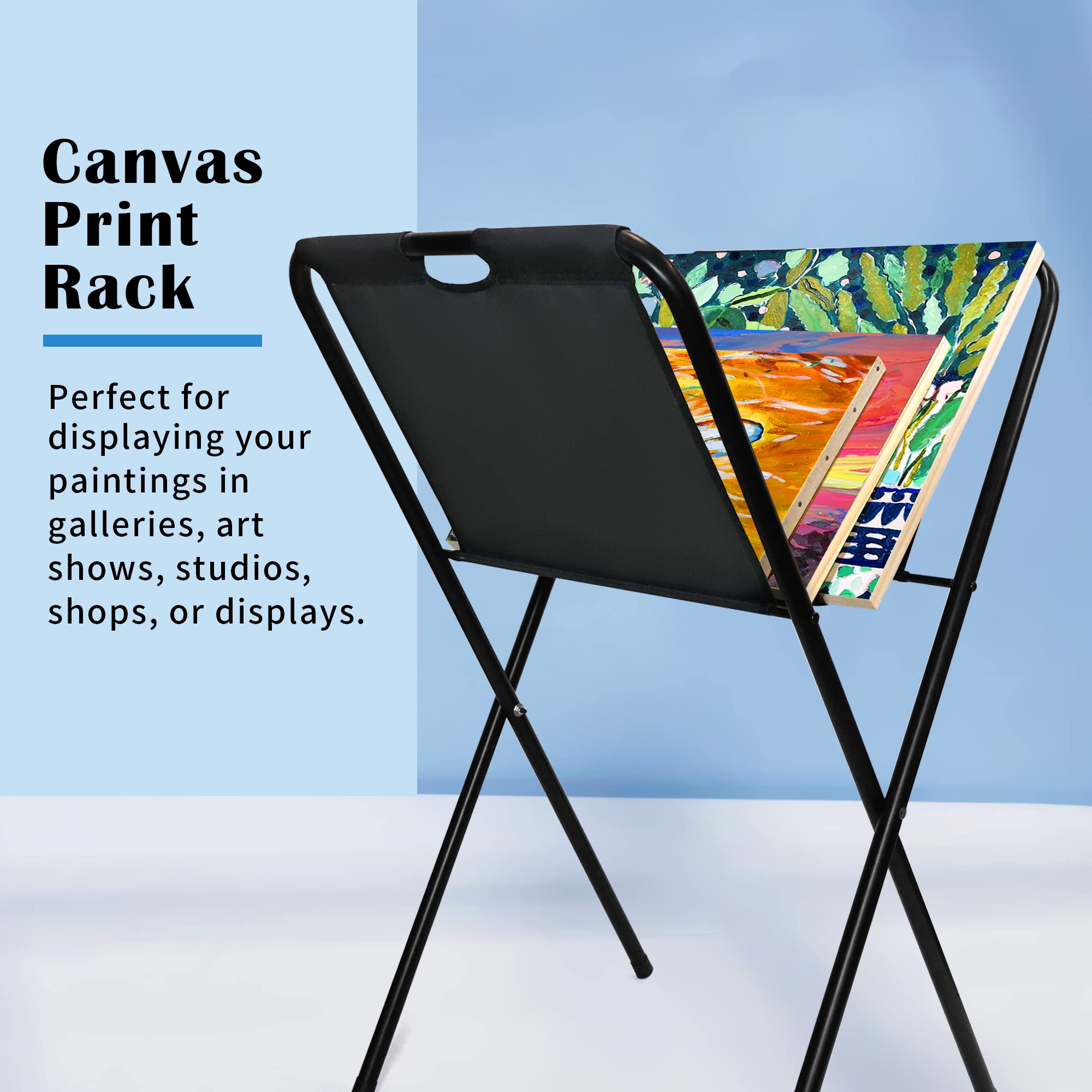 Falling in Art Canvas Print Rack, Display Rack for Posters, Holds ...