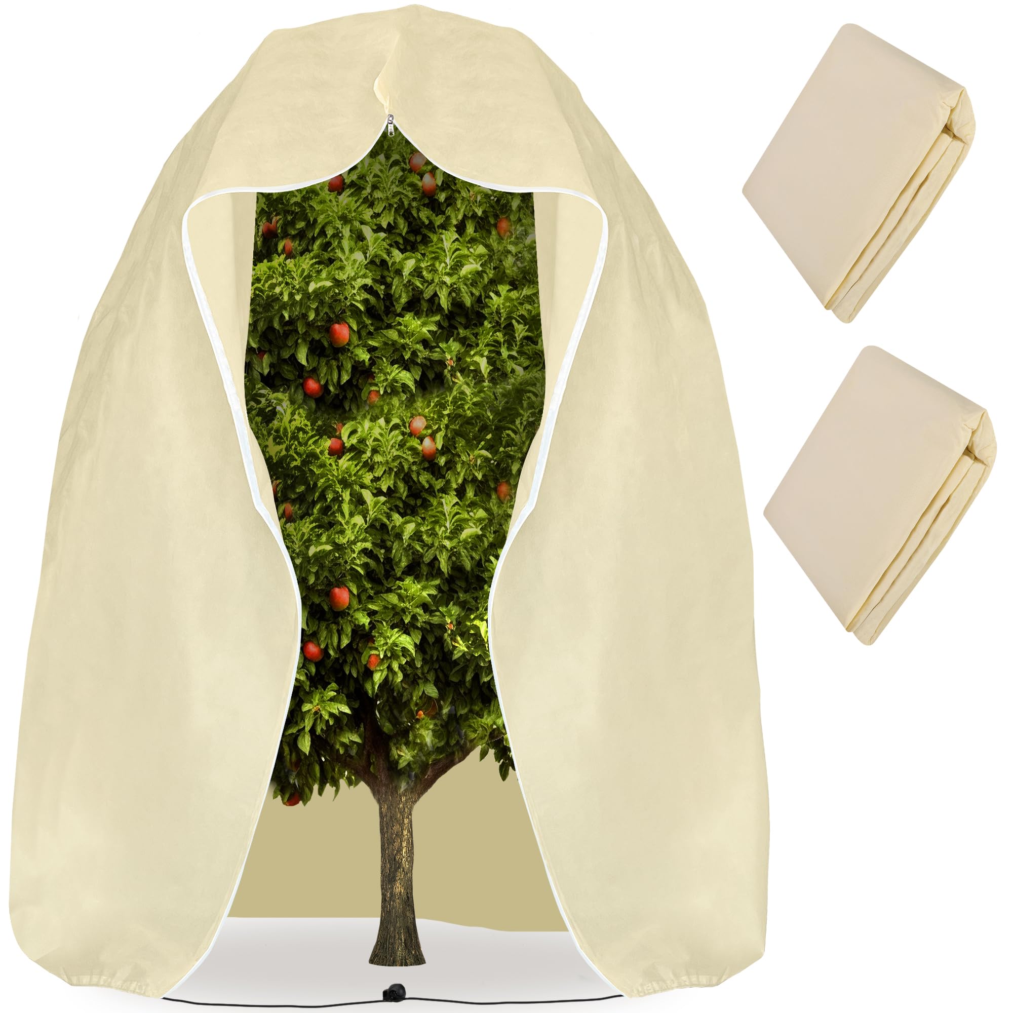 Amazon.com : 2 Pack 94" x 79" Large Plant Covers Freeze Protection ...