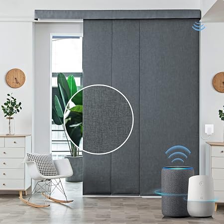 Amazon.com: Graywind Motorized Vertical Blinds Compatible with Alexa ...