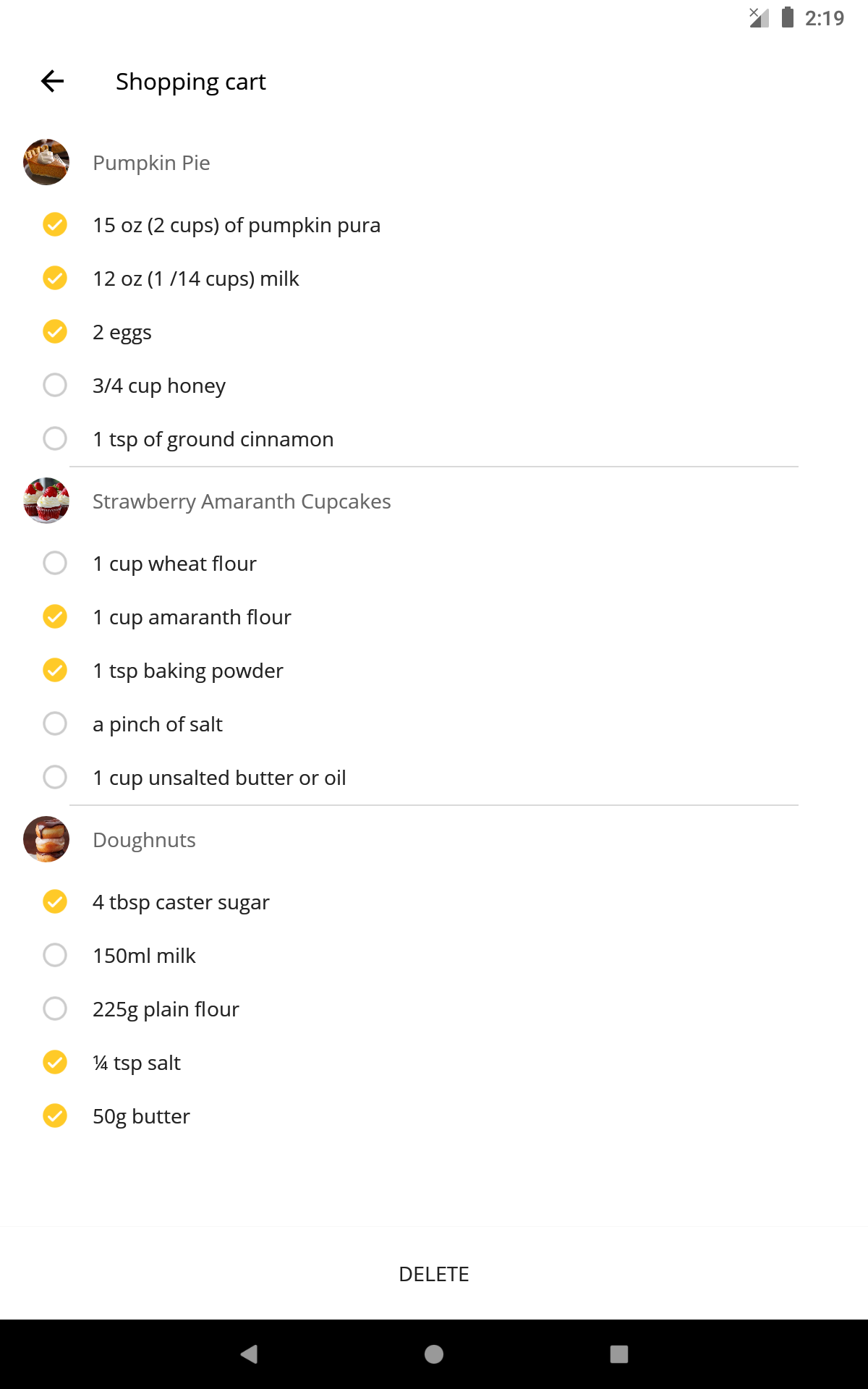 Baking Recipes - App on Amazon Appstore
