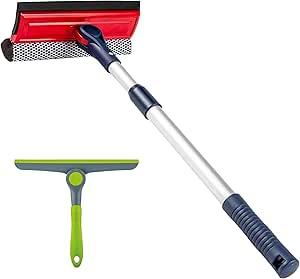 Amazon.com: DSV Standard Window Squeegee 8'' and Shower Squeegee 10'' : Health & Household