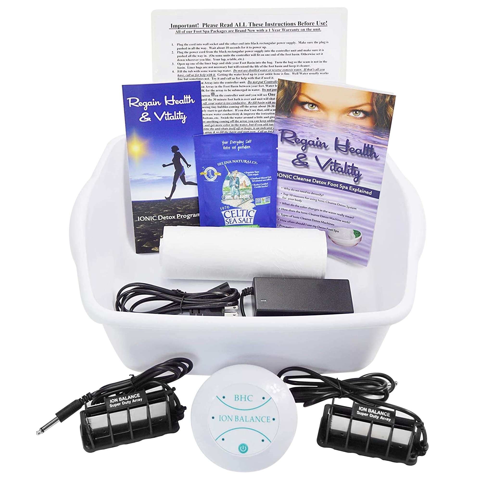 Detox Foot Spa Machine with Super Duty Ion Arrays That are 10X Stronger ...