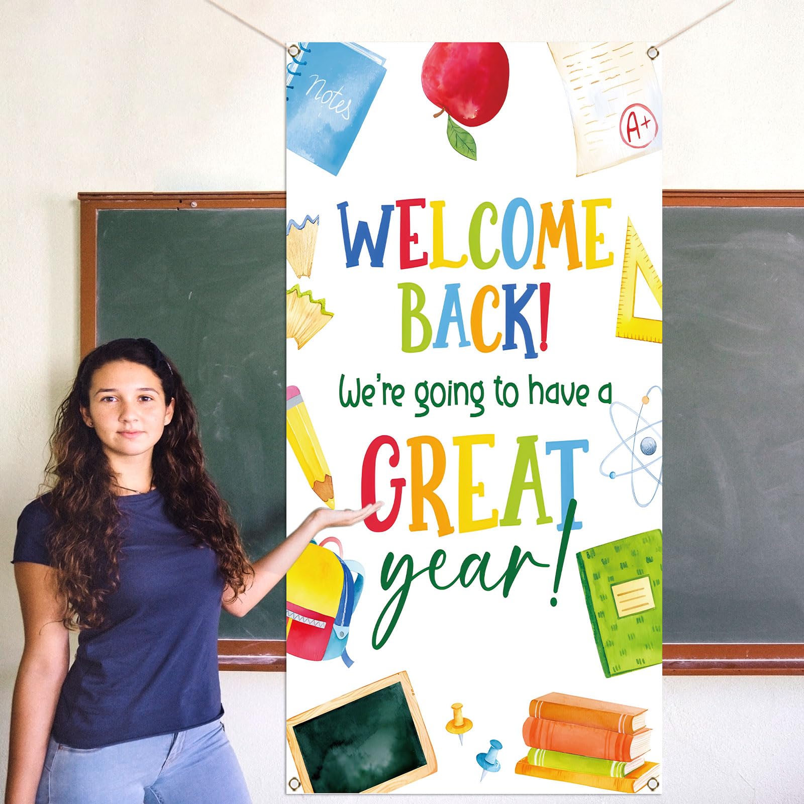 Back To School Decorations Welcome Back To School Banner Decoration ...
