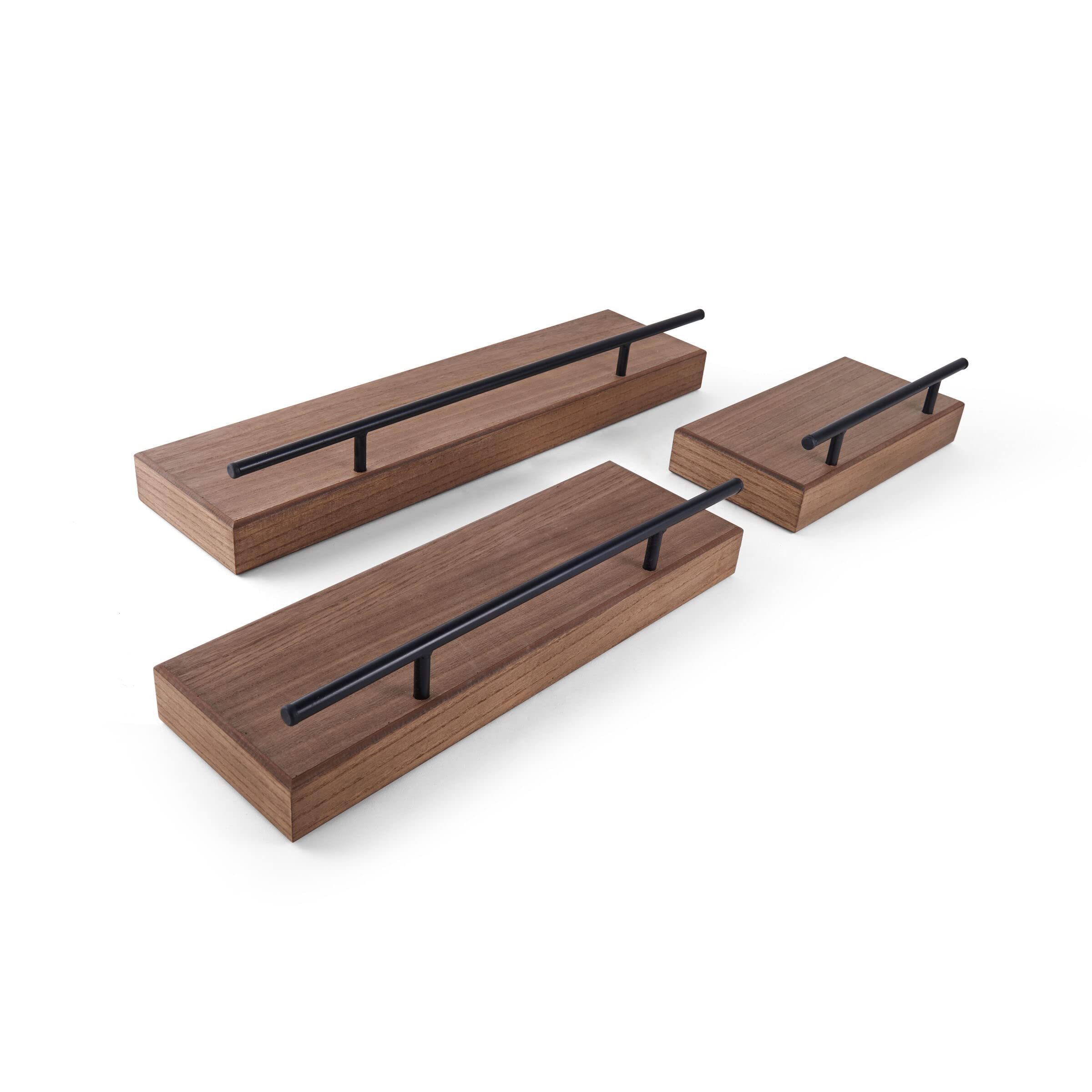 Snapklik.com : MELANNCO Floating Railing Shelf For Bedroom