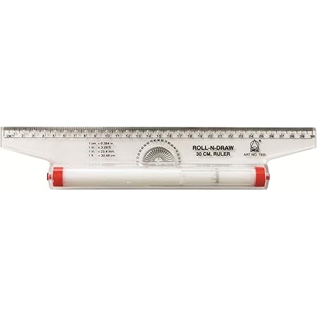Omega ROLL-N-Draw, 30 Cm Ruler : Amazon.in: Office Products