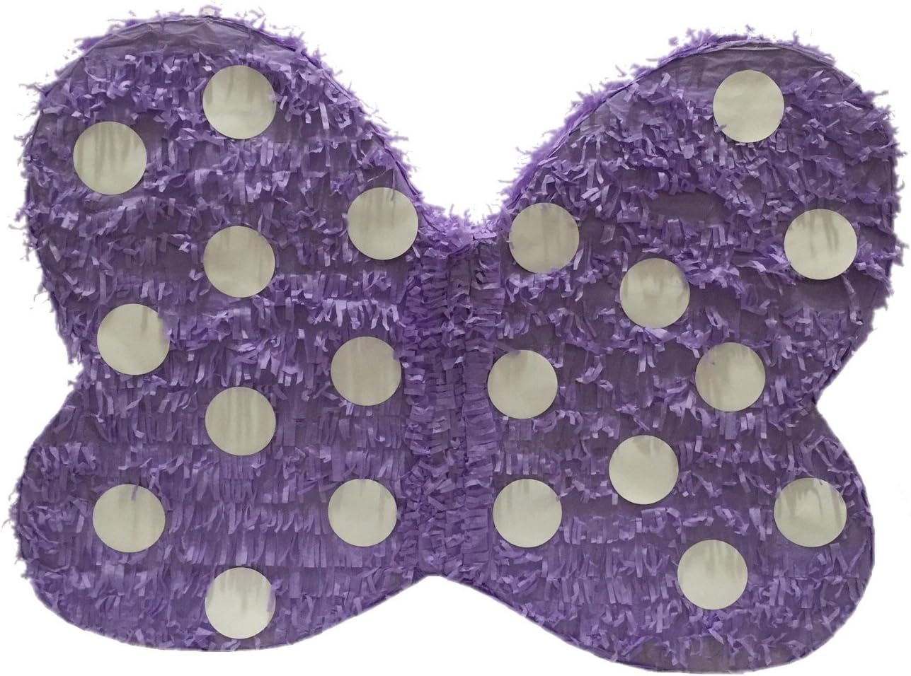 Amazon.com: Large Lavender Bow Pinata with White Polka Dots Oversize ...