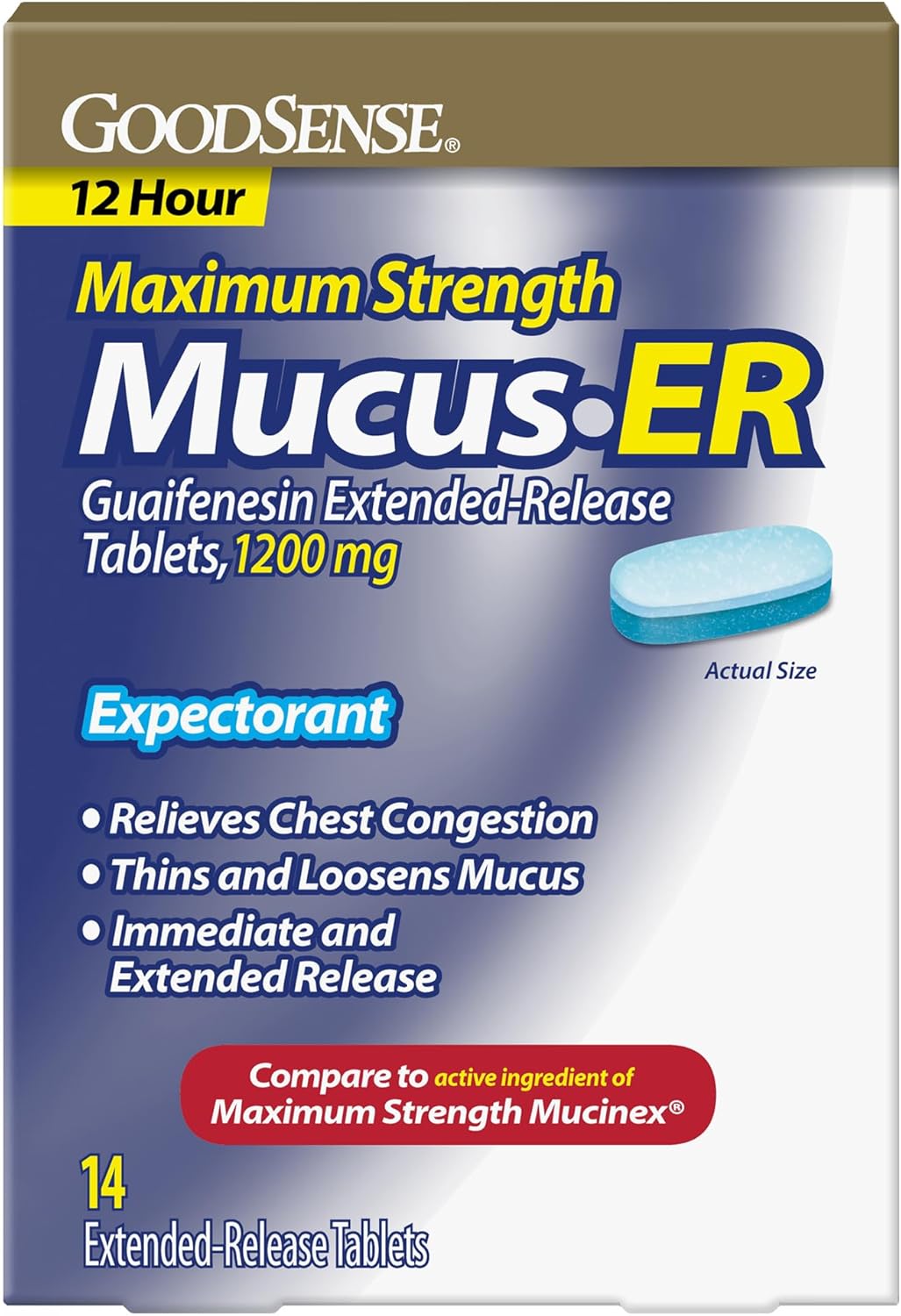 Amazon.com: Maximum Strength Chest Congestion and Mucus Relief ...