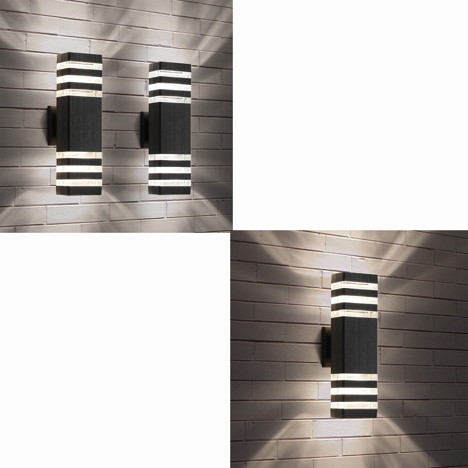 tewei 3 Tiers Outdoor Wall Lights Exterior 3-Pack - Amazon.com