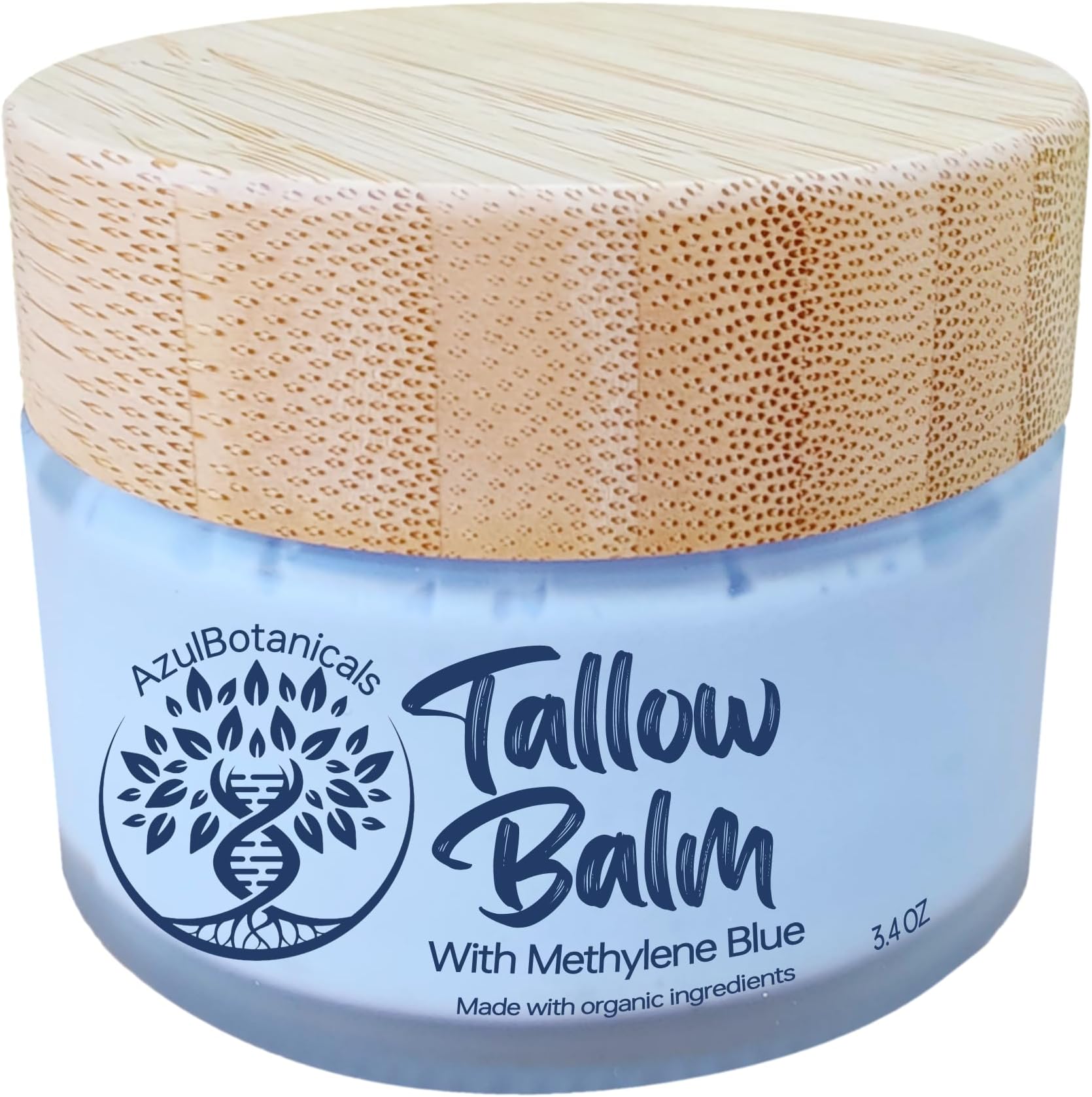 Amazon.com : Methylene Blue Infused Whipped Grass Fed Beef Tallow Balm ...