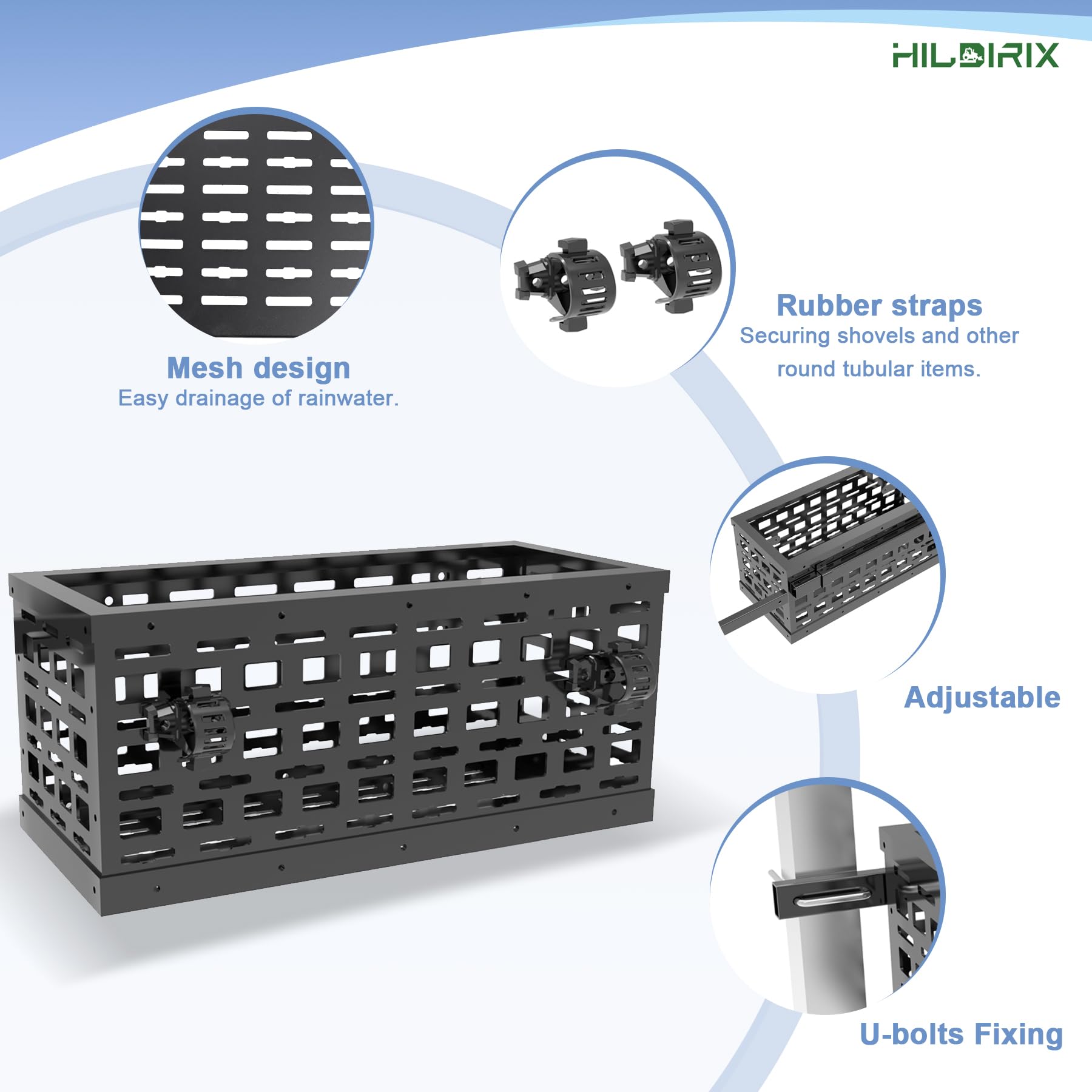 HILDIRIX Universal Tractor Tool Tray with Multi-Function Implement ...