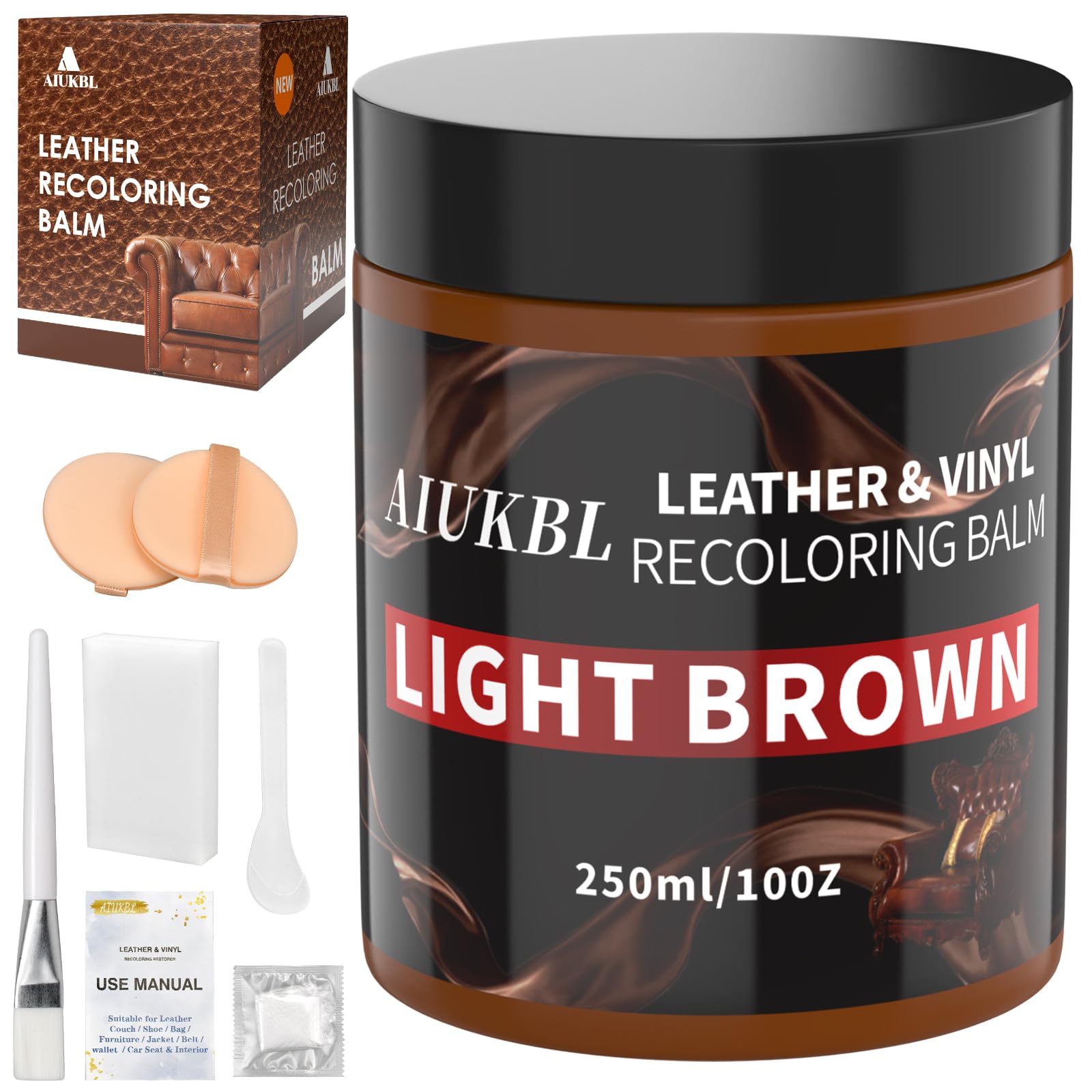 Amazon.com: AIUKBL Leather Recoloring Balm, Leather Color Restorer ...
