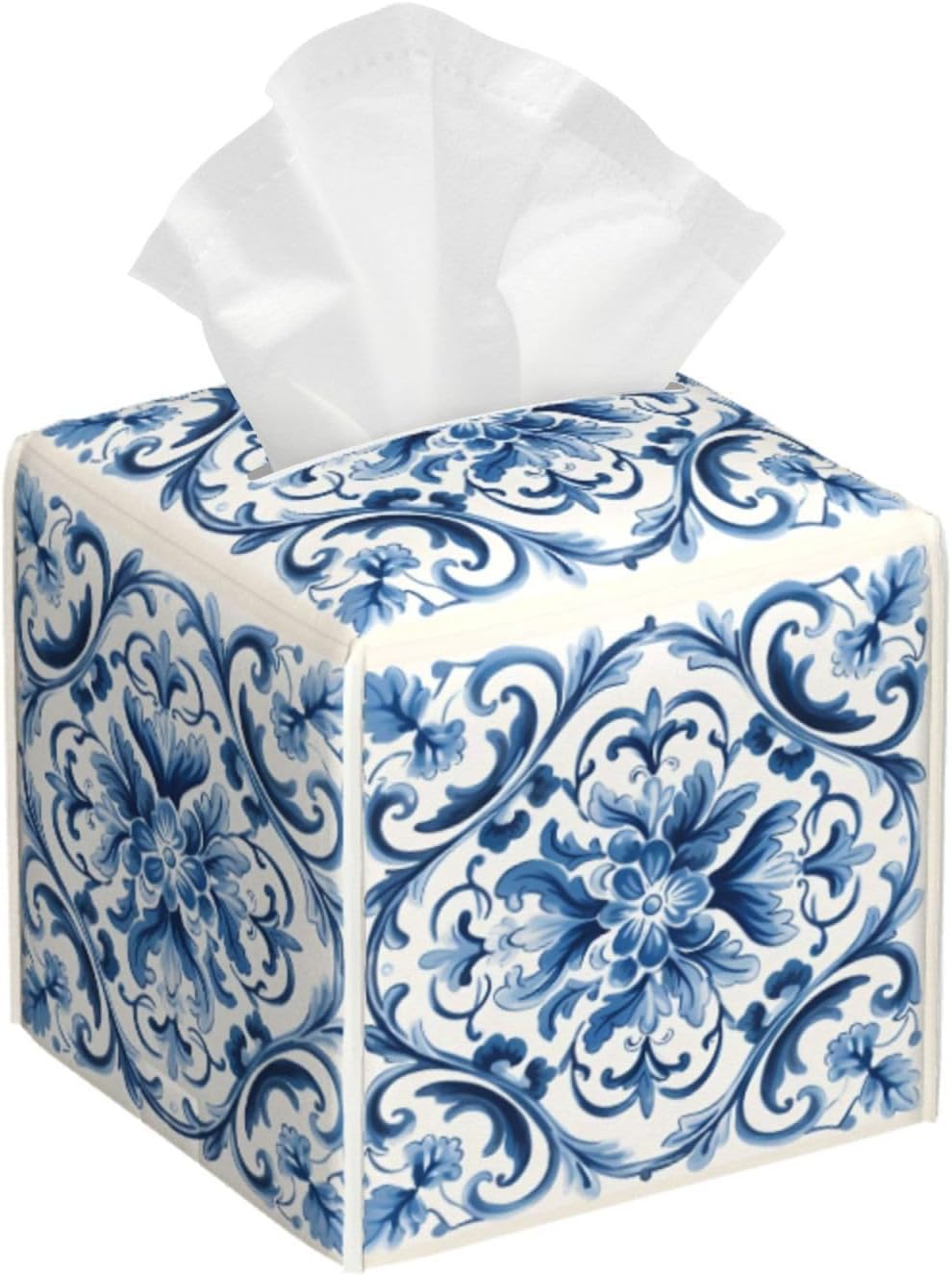 Amazon.com: Blue Willow Tissue Box Cover : Home & Kitchen