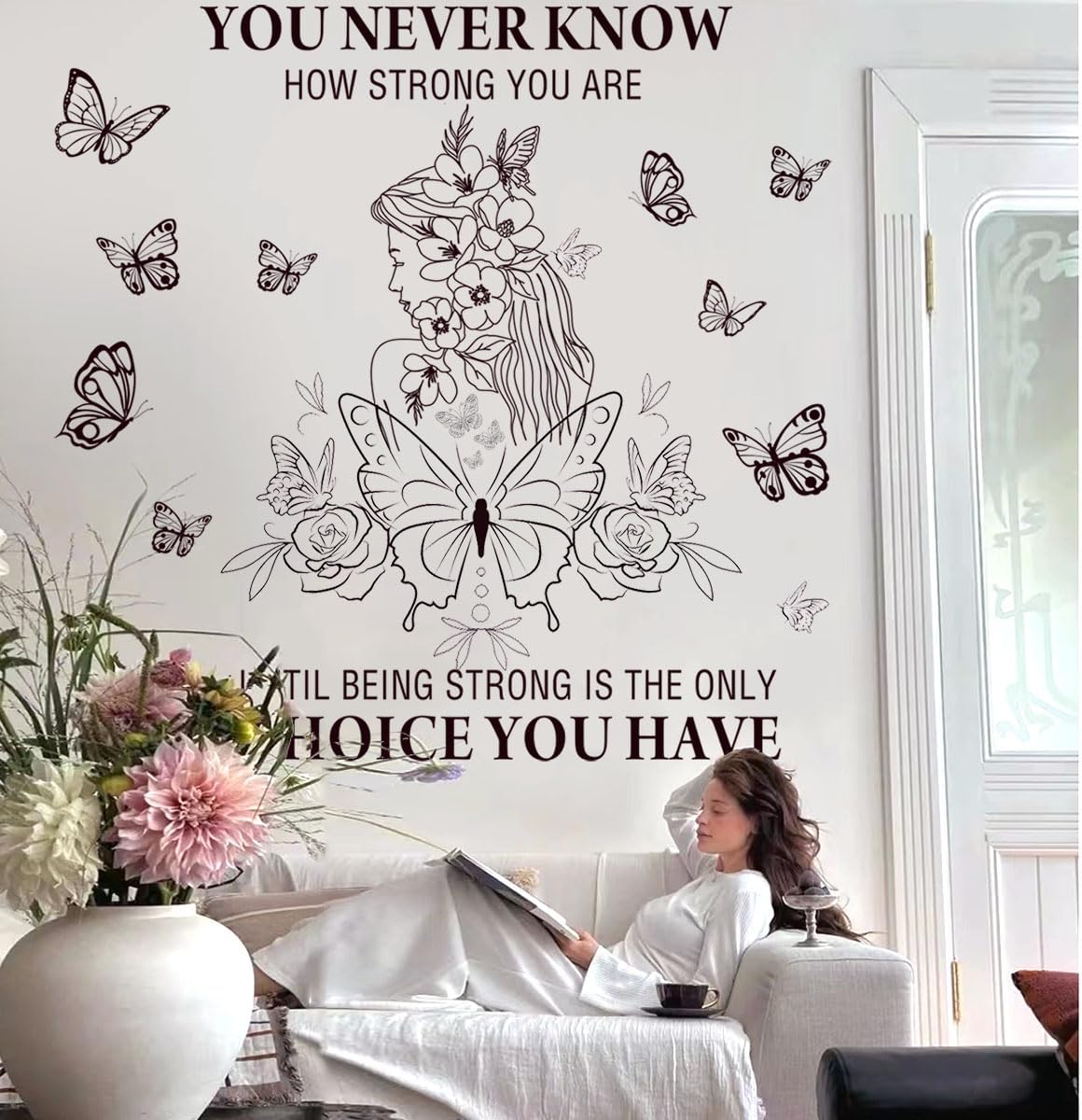 Amazon.com: Inspirational Wall Stickers Quotes You never know how ...