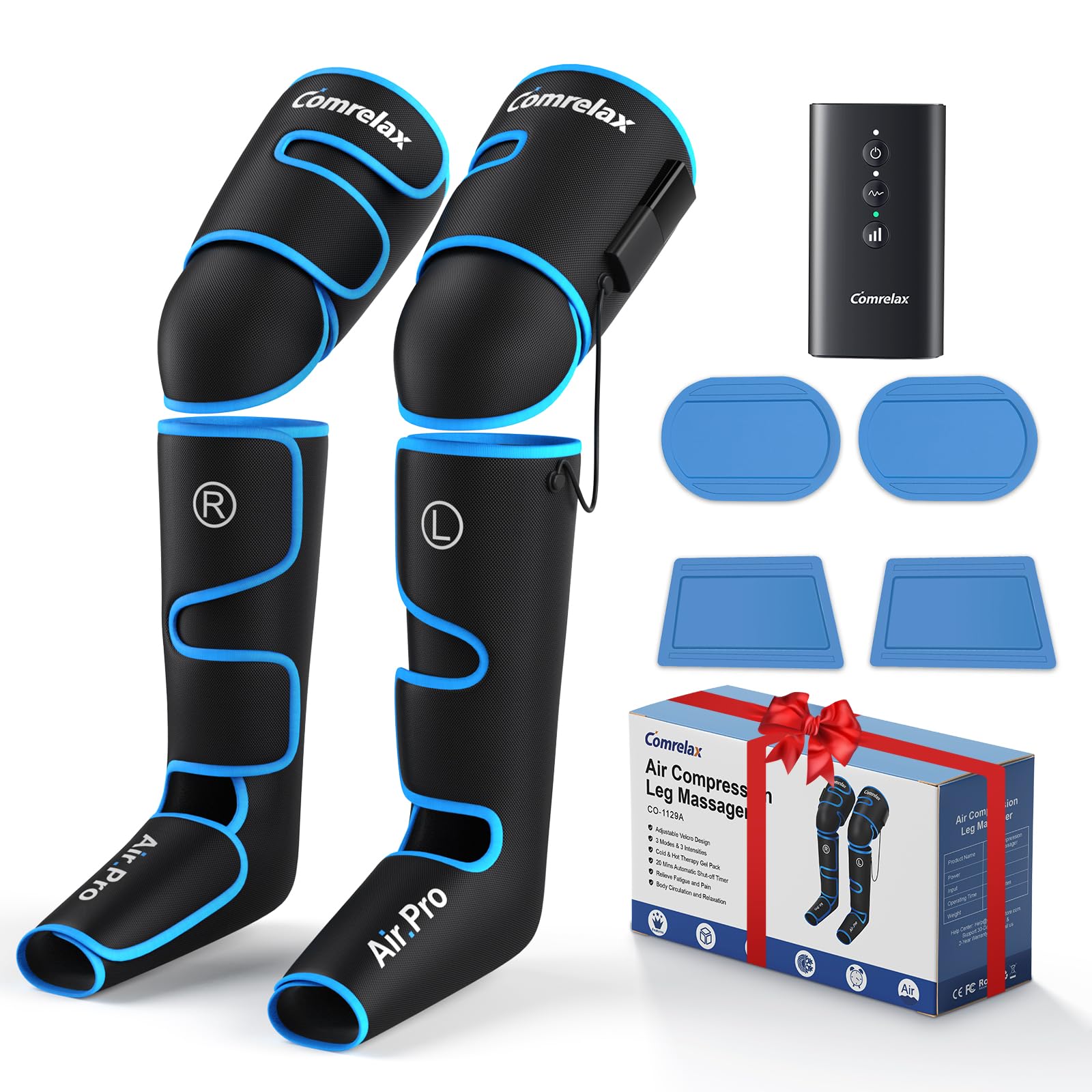 Amazon.com: comrelax Leg Massager for Circulation and Pain Relief, Leg ...