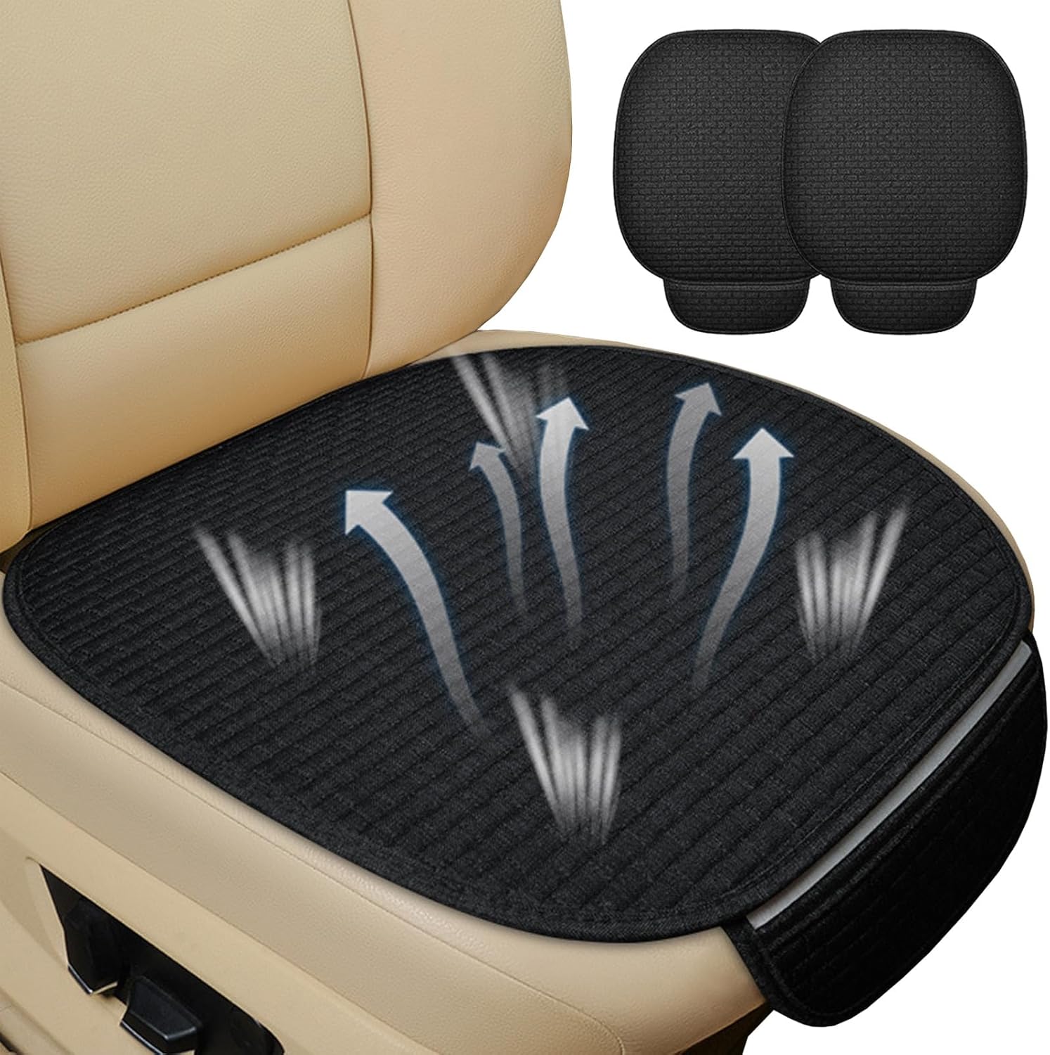 Amazon.com: Car Seat Covers, Car Seat Cushion, 2 Pcs Front Car Seat ...