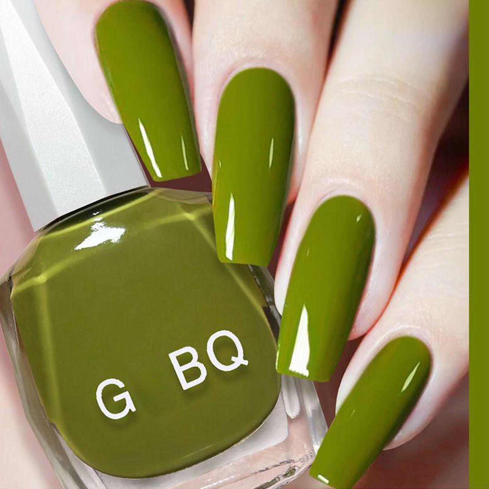 Amazon.com : ASMAYSA Green Nail Polish Gel, Summer Gel Nail Polish ...