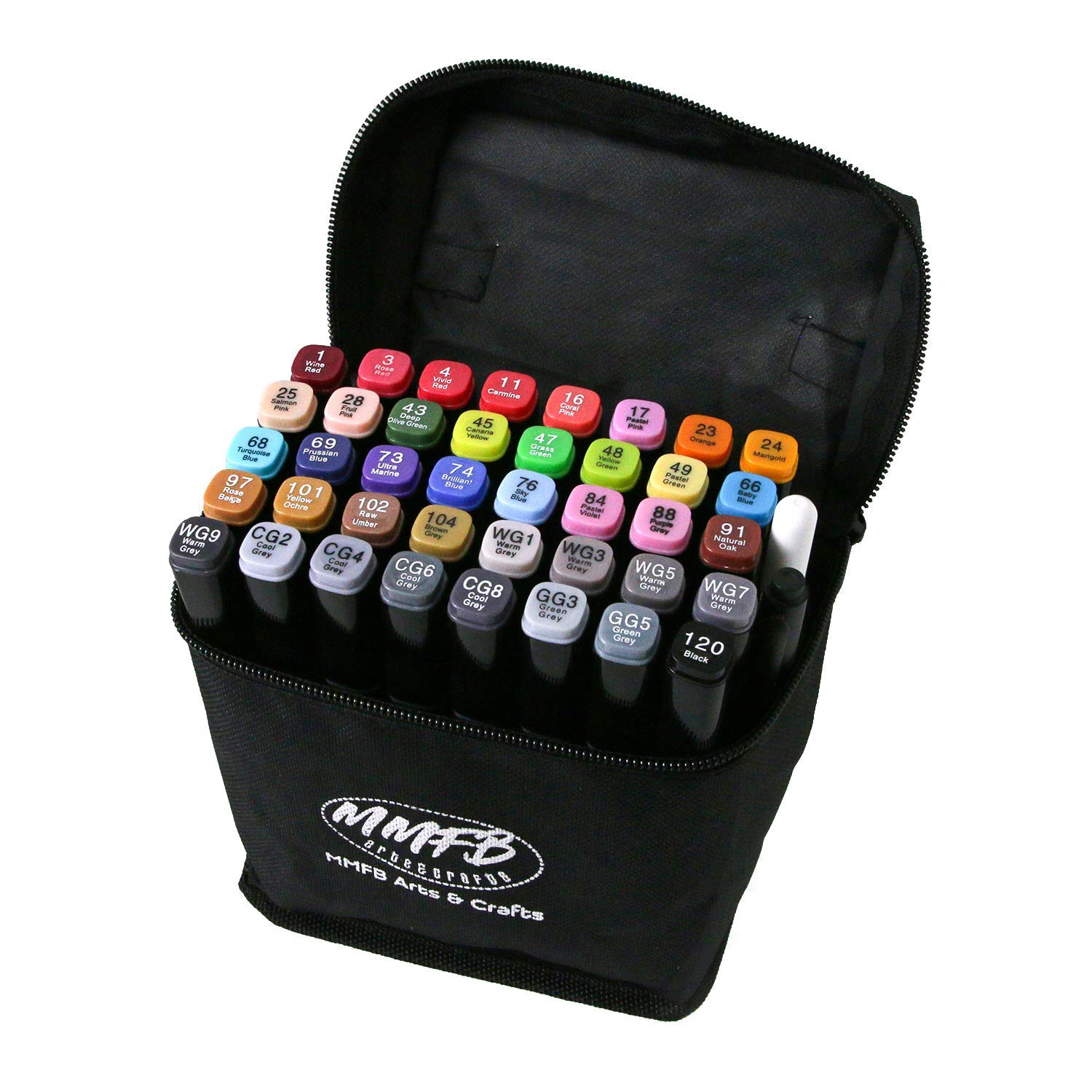 Snapklik.com : MMFB Alcohol Markers, Dual Tips Permanent Art Markers ...
