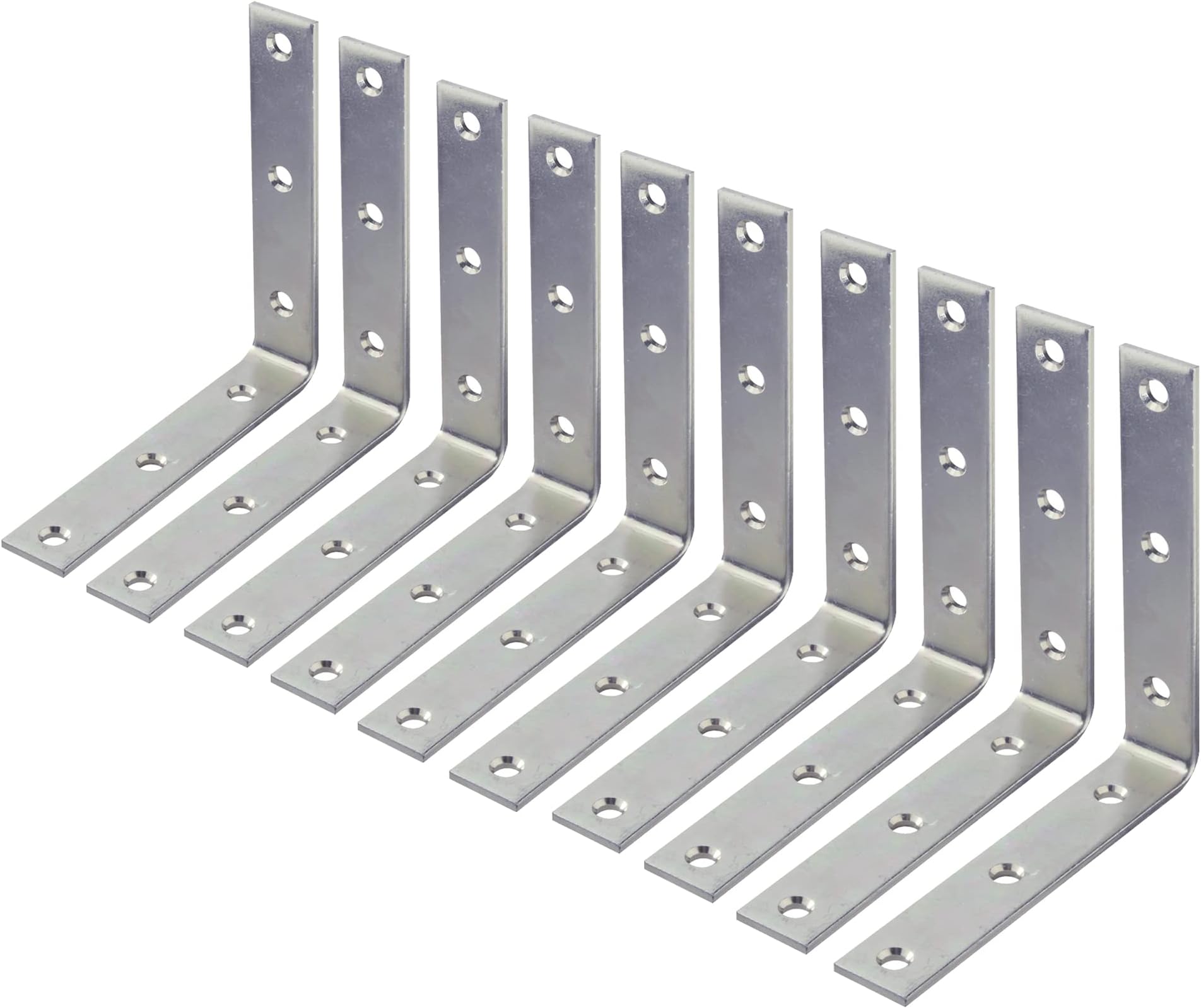 Amazon.com: Wideskall 4" inch Heavy Duty Corner Brace Angle Repair ...