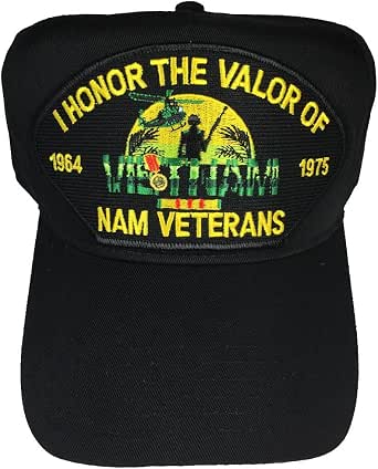 EC I Honor The Valor of NAM Veterans 1964-1975 HAT - Black - Veteran ...