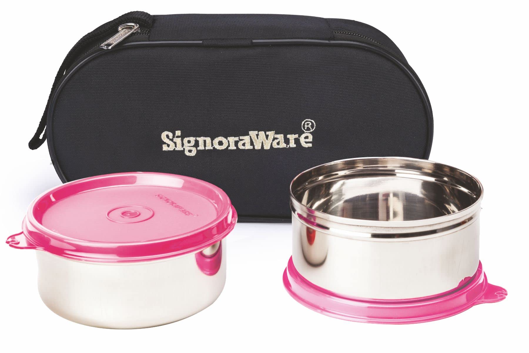 Buy Signora Ware Midday Max Fresh Stainless Steel Lunch Box Set, 350Ml ...