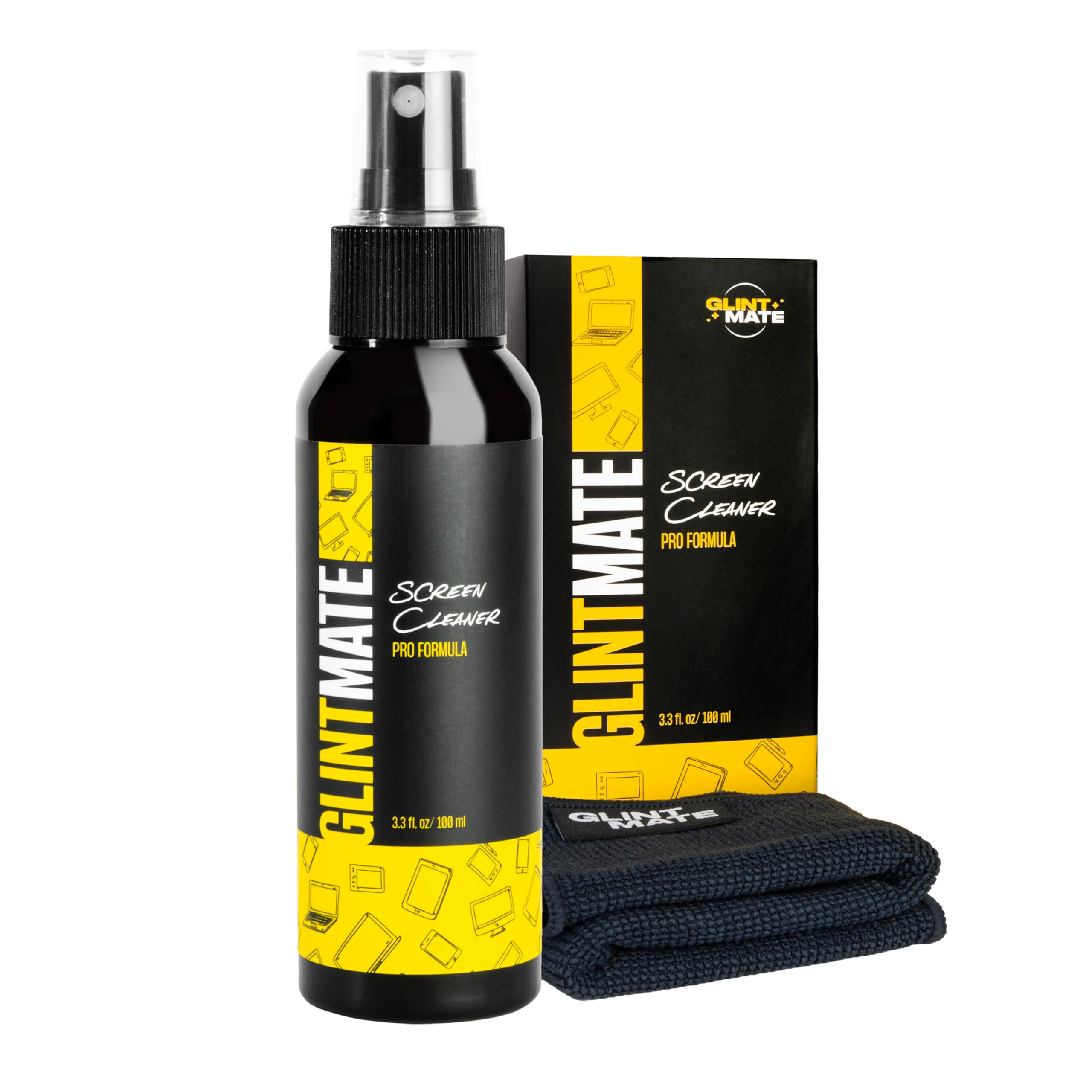 Amazon.com : Screen Cleaner Kit (3.3oz) - Glint Mate | Premium Screen ...