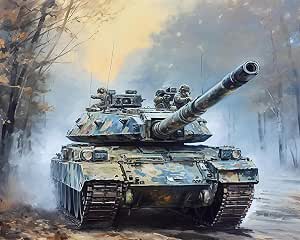 Amazon.com: ZMHZMY Paint by Numbers for Adults Military Army Combat ...
