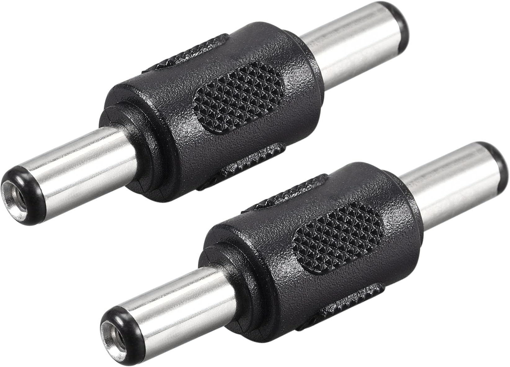 sourcing map 5.5mm x 2.1mm Male to Male DC Power Jack Adapter Barrel ...