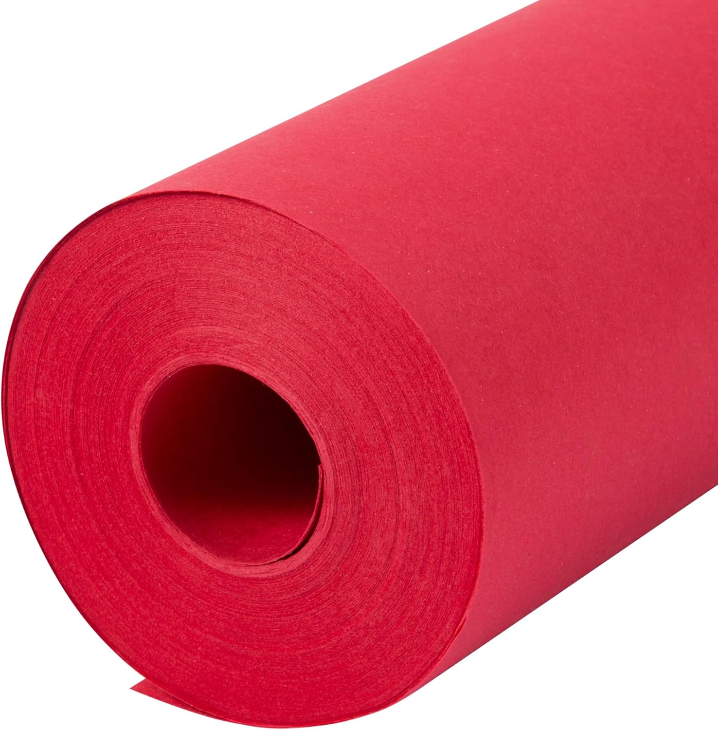 Amazon.com: Paclord 18" x 1200" (100 ft) Red Kraft Paper Roll, 45 lbs ...